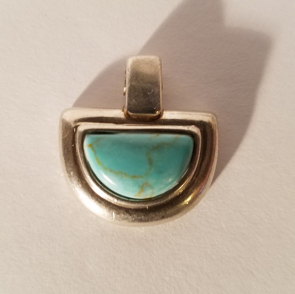 Vintage | Jewelry | Vintage97s Turquoise Sterling Silver Pendant | Poshmark